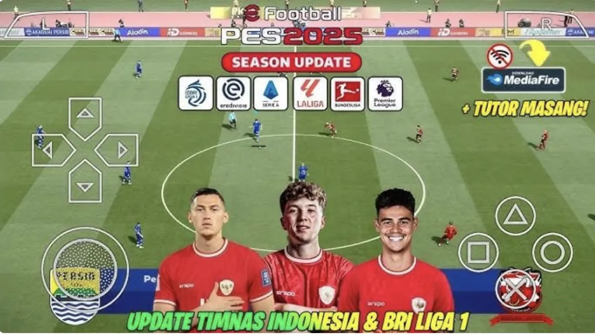 Download FTS 25 MOD Liga Indonesia dan Eropa 2025 APK: Game Sepak Bola ...